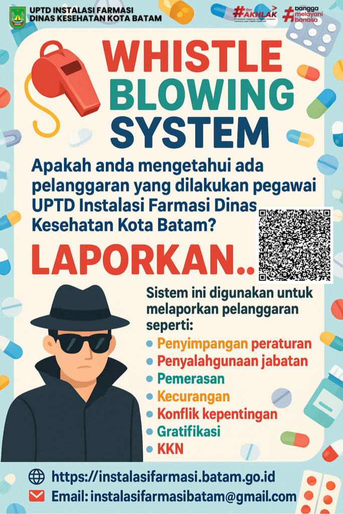 WHISTLE BLOWING SYSTEM – UPTD INSTALASI FARMASI DINAS KESEHATAN KOTA BATAM